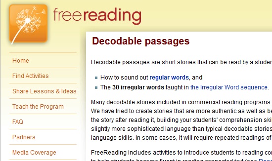 Free decodable texts | Spelfabet
