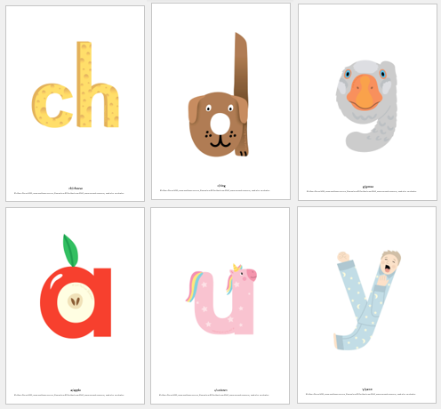 » Embedded picture mnemonics – flashcard size